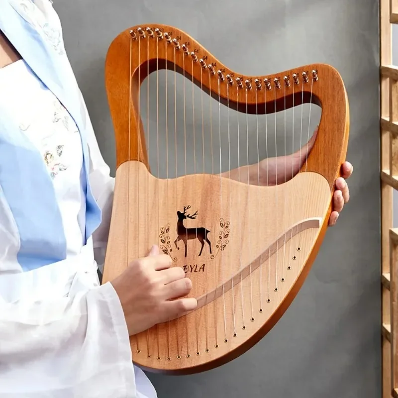 21-String-Lyre-Harp-Children-s-Musical-Instruments-Lira-Professional ...