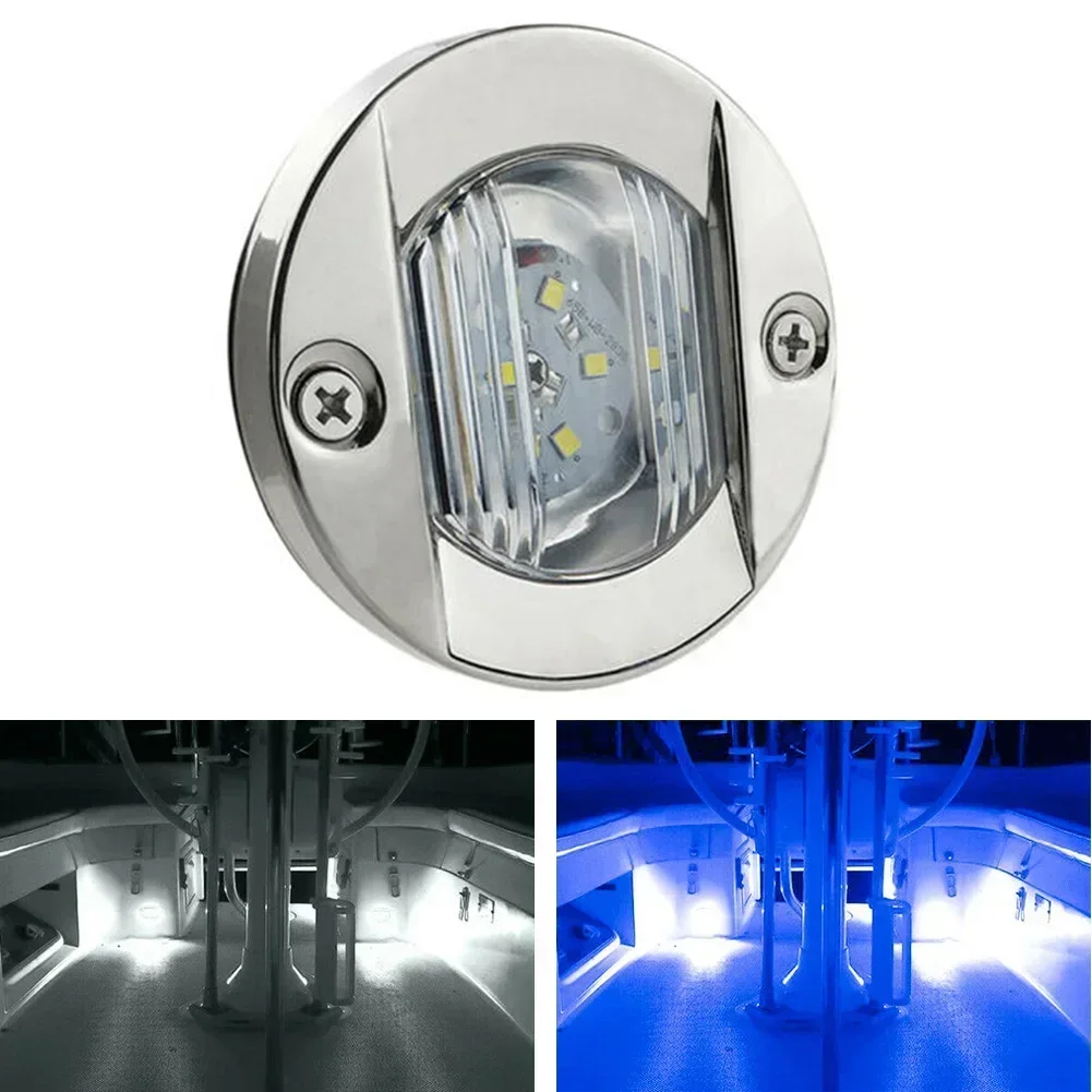 2-95-Led-Round-Marine-LED-Transom-Mount-Stern-Anchor-Navigation-Light ...