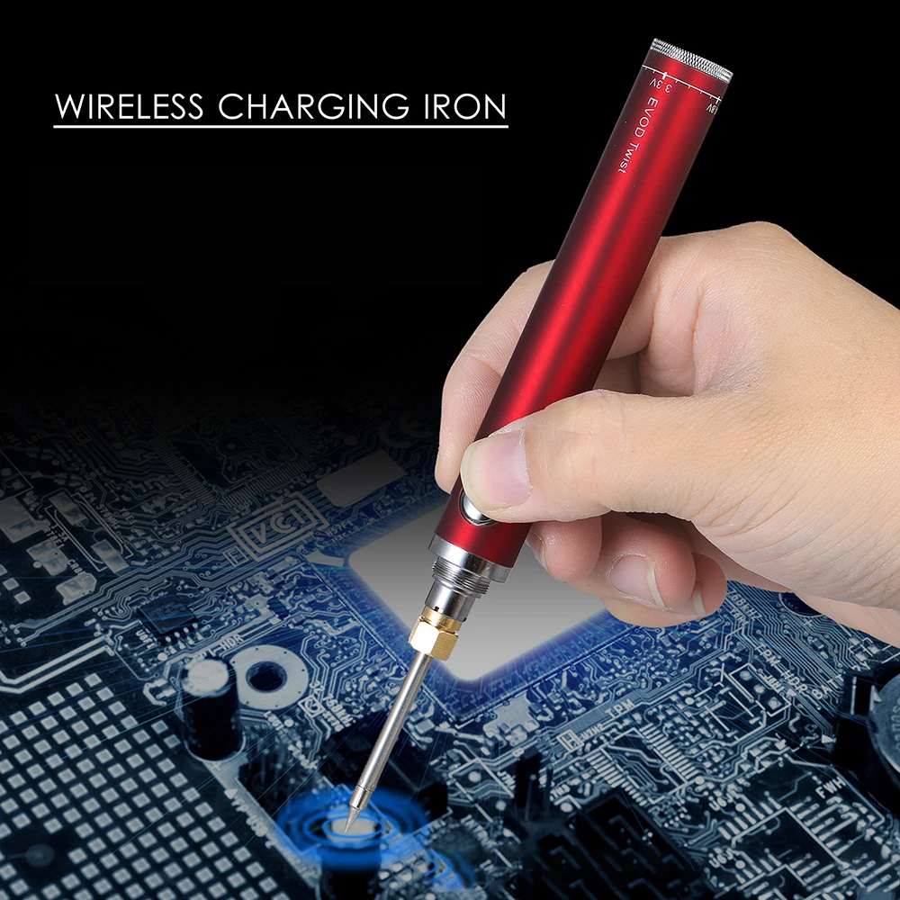 Wireless Charging Electric Soldering Iron Tin Solder Iron USB Fast ...