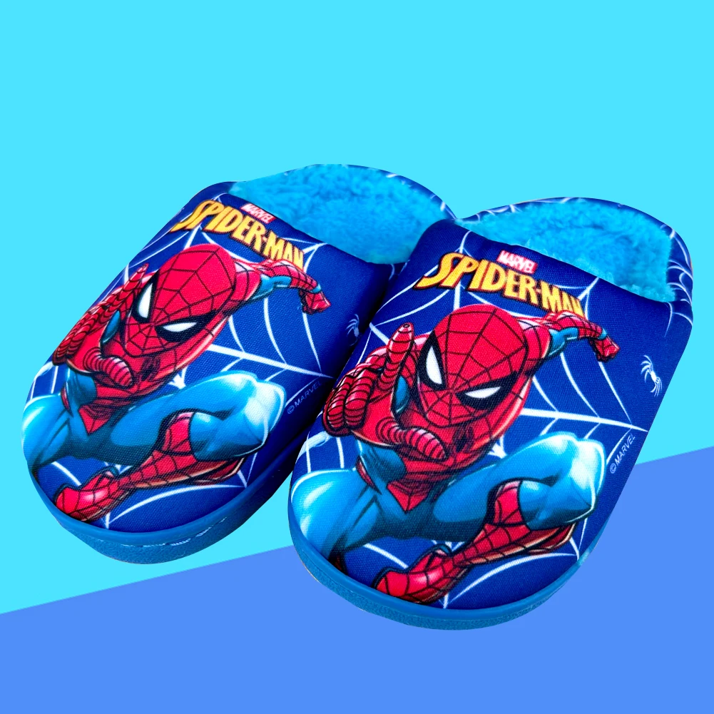 New-Spring-Autumn-Winter-Kids-Shoes-Boy-blue-Spider-Warm-Slippers ...