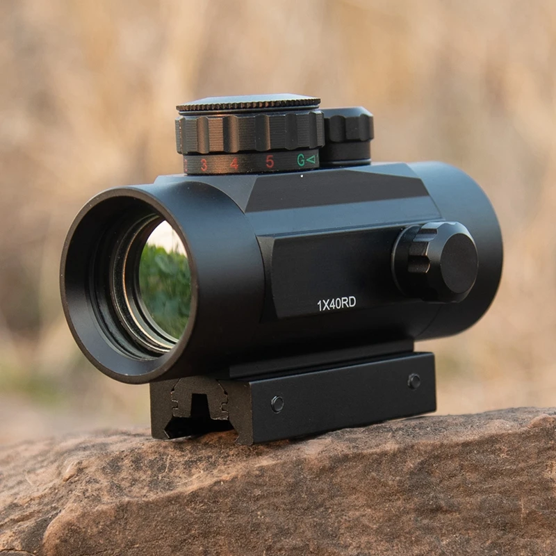 Tactical-Hunting-Red-Dot-1X40RD-Optische-Sight-11Mm-20Mm-Mounts ...