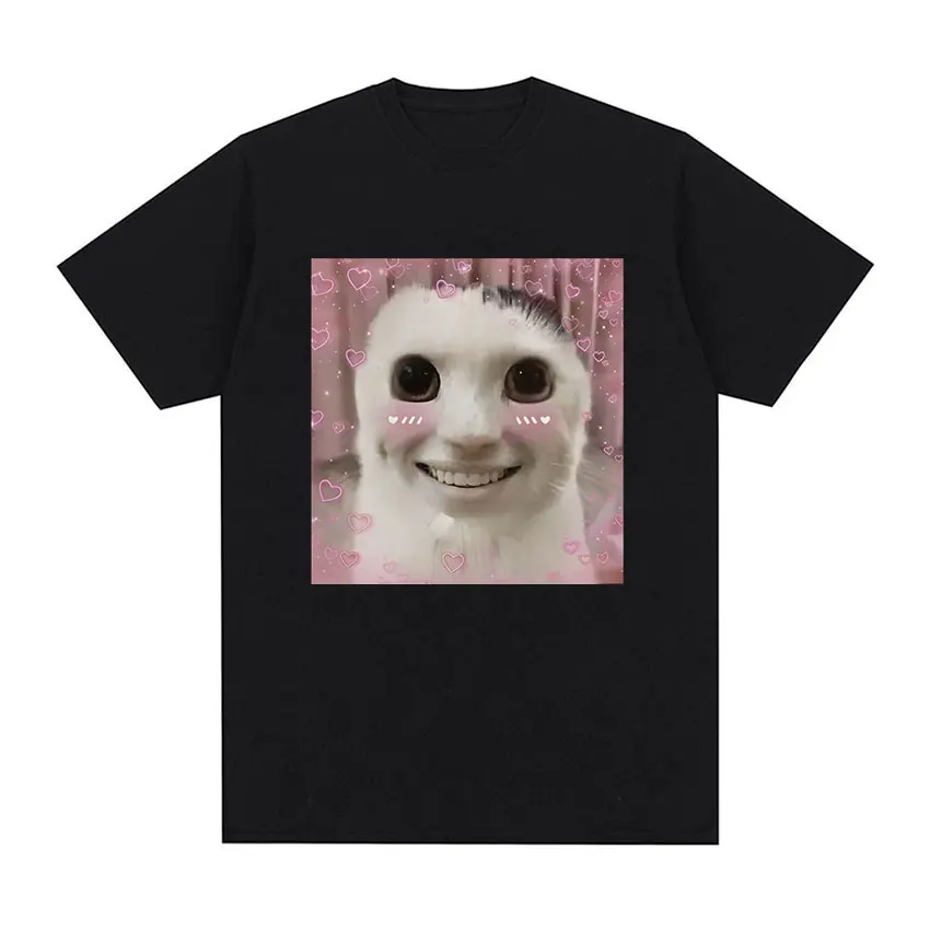 Goofy-Ahh-Cat-Funny-Meme-Graphic-T-Shirts-Men-Women-Casual-Fashion ...