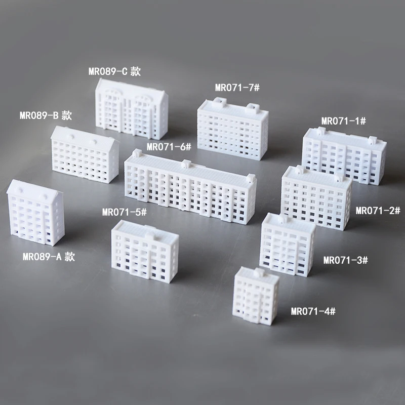 3Pcs Simulation Miniature Building Model ABS Plastic Architecture For ...