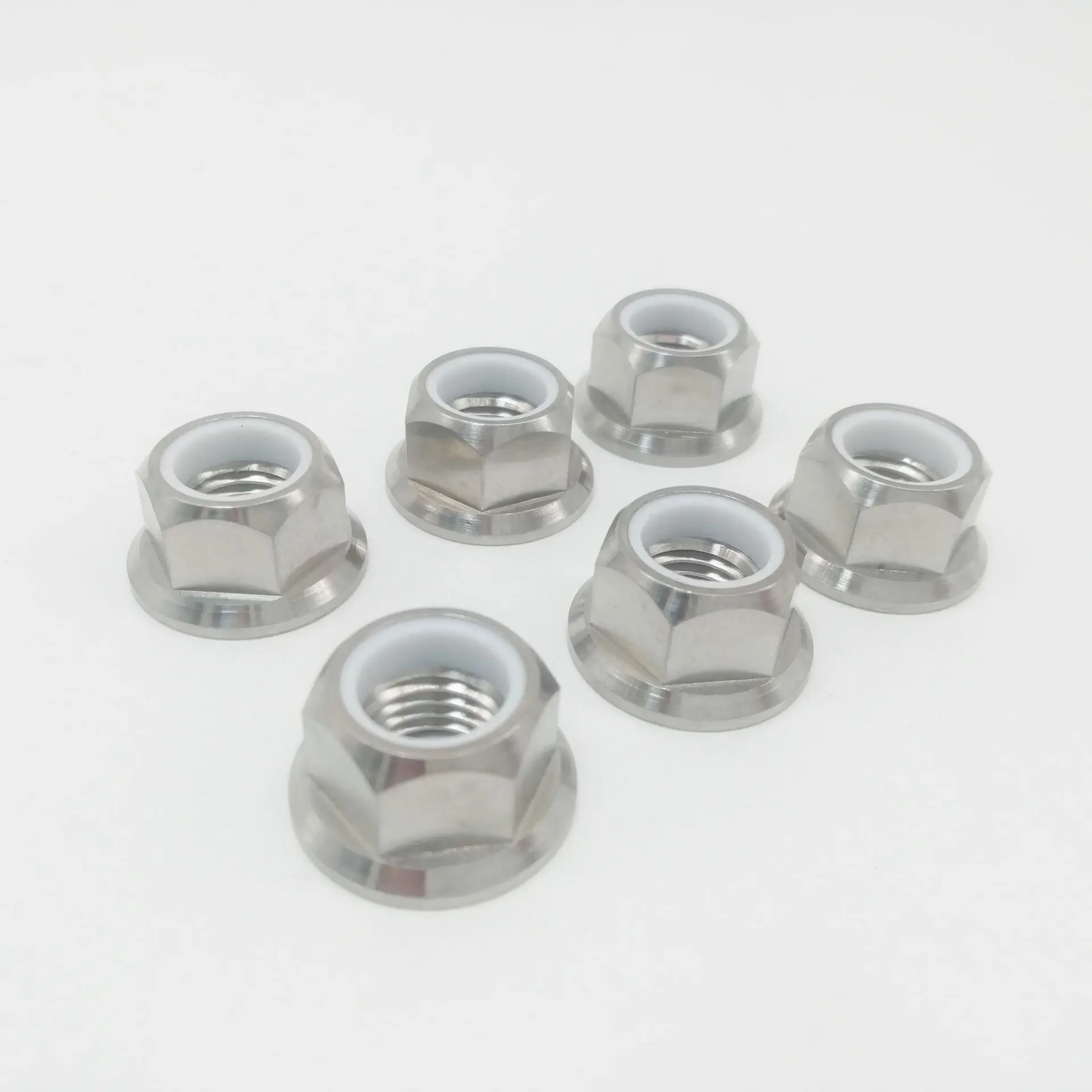 Titanium Ti M10 Pitch 1.25mm Sprocket Flange Lock Nut For Honda Suzuki ...