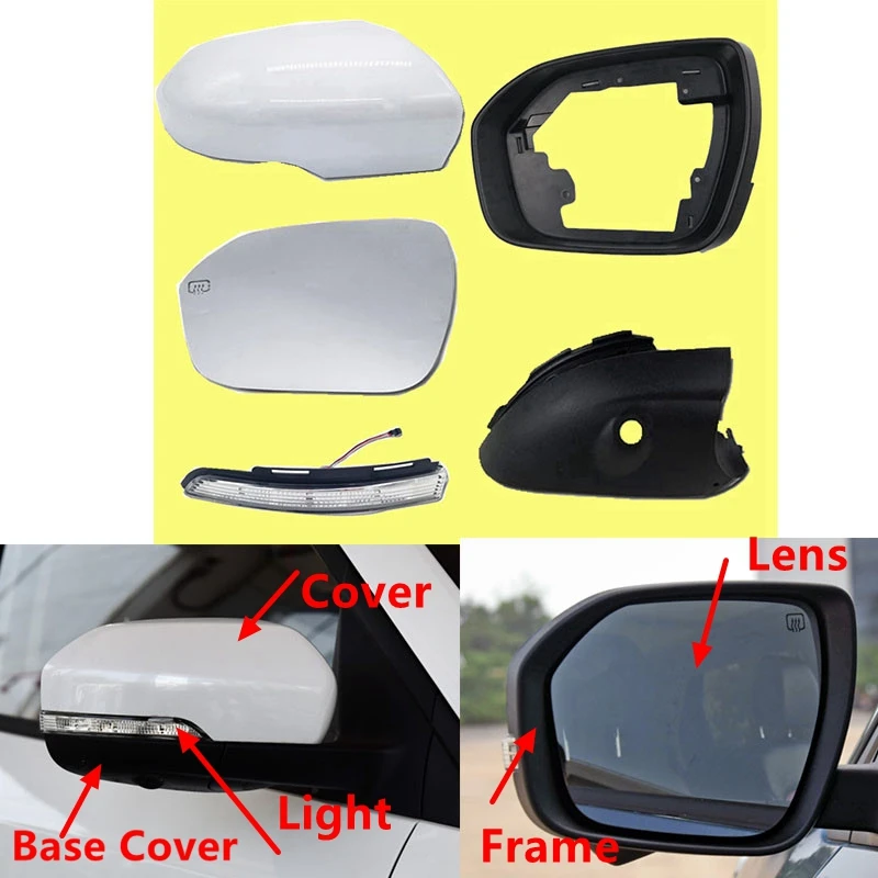 Reversing Mirror Assembly Cover/turn Signal Light Lamp For Changan Cs55 ...