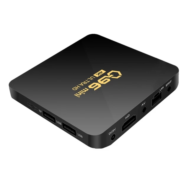 Q96 Mini TV Box Amlogic S905L Quad Core 2.4Ghz WIFI HD4K RJ45 Set Top Box
