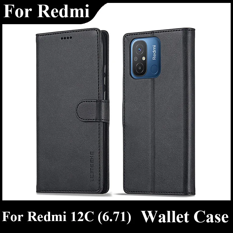 Redmi-12C-Case-Flip-Magnetic-Phone-Case-For-Hoejse-Xiaomi-Redmi-12C ...