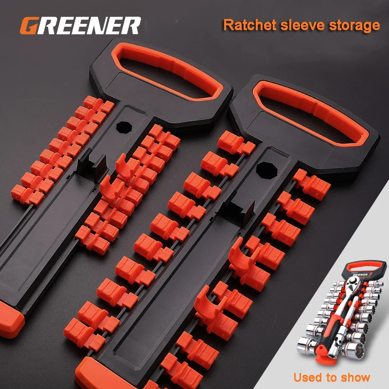 Socket Wrench Set Storage Rack Ratchet Wrench Sleeve Storage Shelf ...