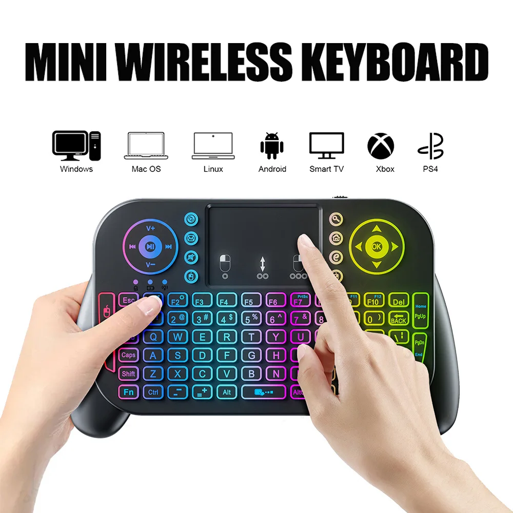 Mini-Wireless-Keyboard-V8-7-Backlit-2-4G-Bluetooth-Air-Mouse-Remote ...
