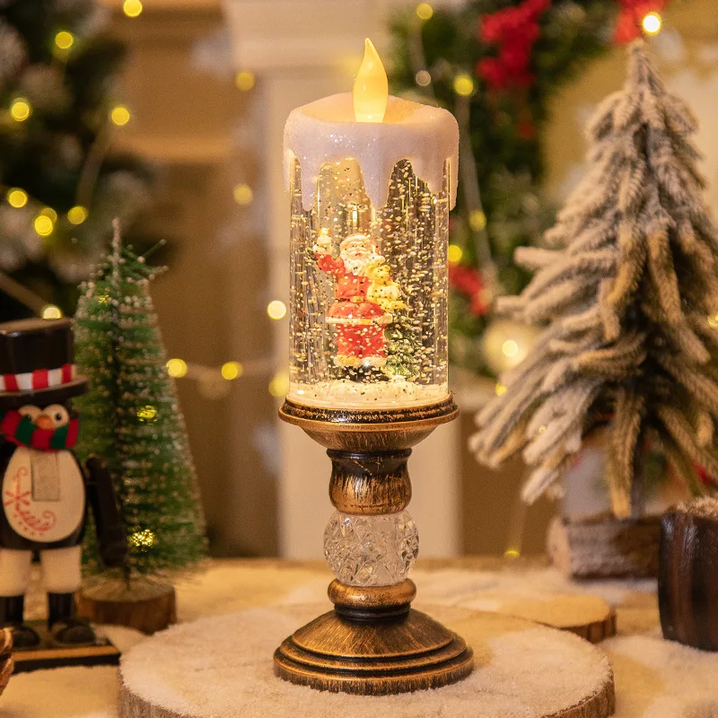 Christmas-Water-Injection-Candle-Santa-Claus-Battery-Operated-Xmas ...