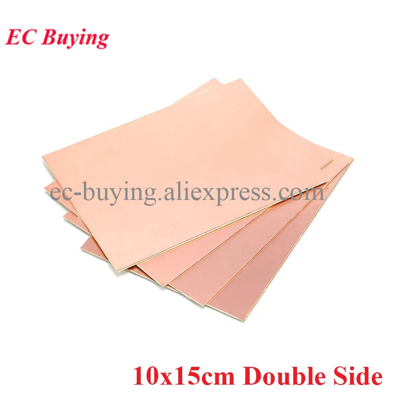 5pcs-FR4-PCB-10-15cm-Double-Side-Copper-Clad-plate-DIY-PCB-Kit-Laminate ...
