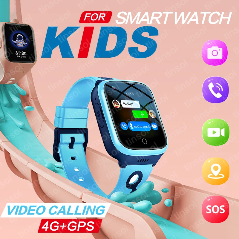 For-Kids-Smart-Video-Call-Phone-Watch-Waterproof-Mother-Children-GPS ...
