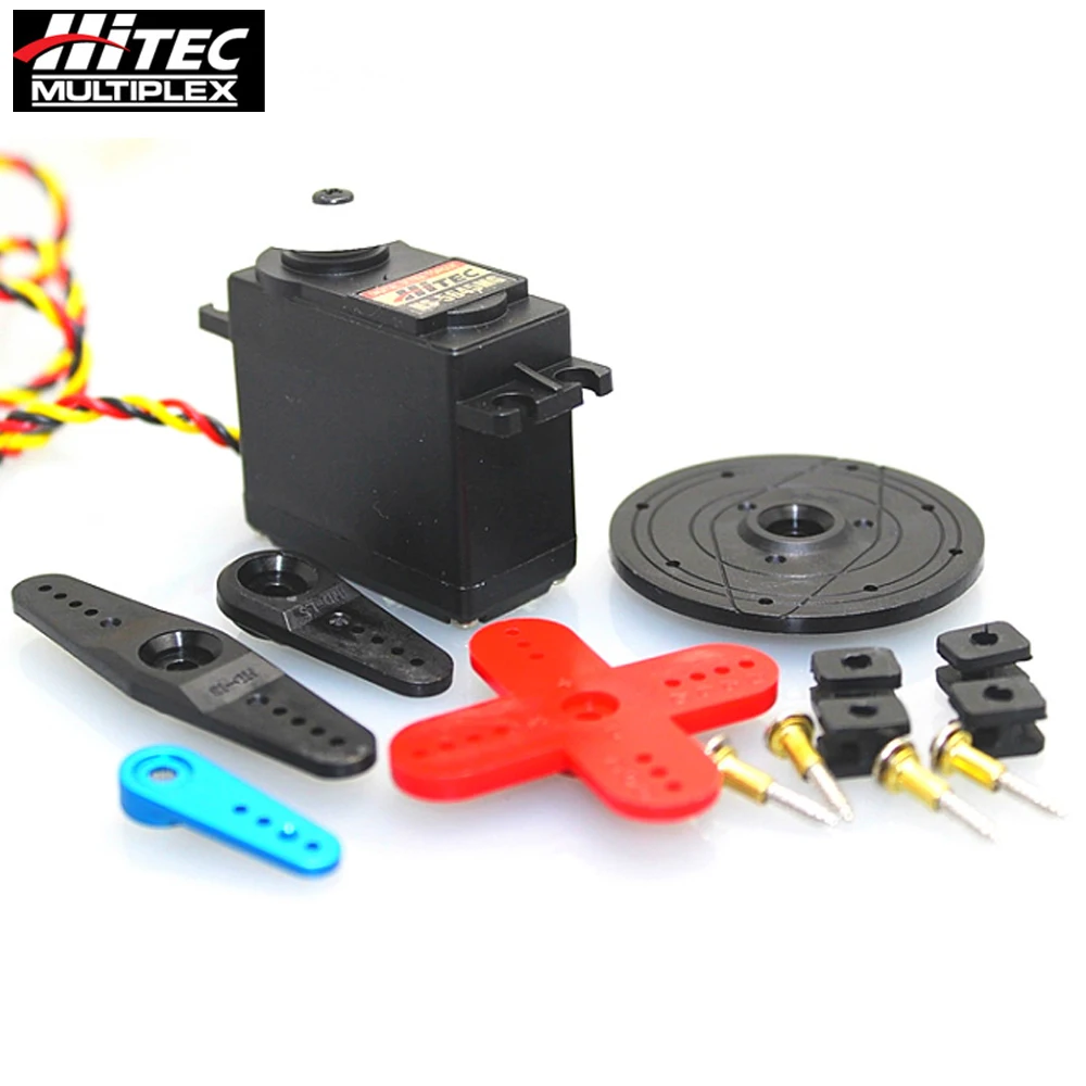 Hitec HS-5645MG HS5645MG 4.8V-6V High Torque Metal Gear Digital Servo For Fixed Wing Aircraft 1: ...