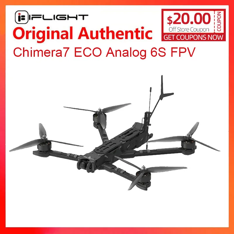 iFlight Chimera7 ECO Analog 6S FPV Long Range Drone with XING-E 2809 ...
