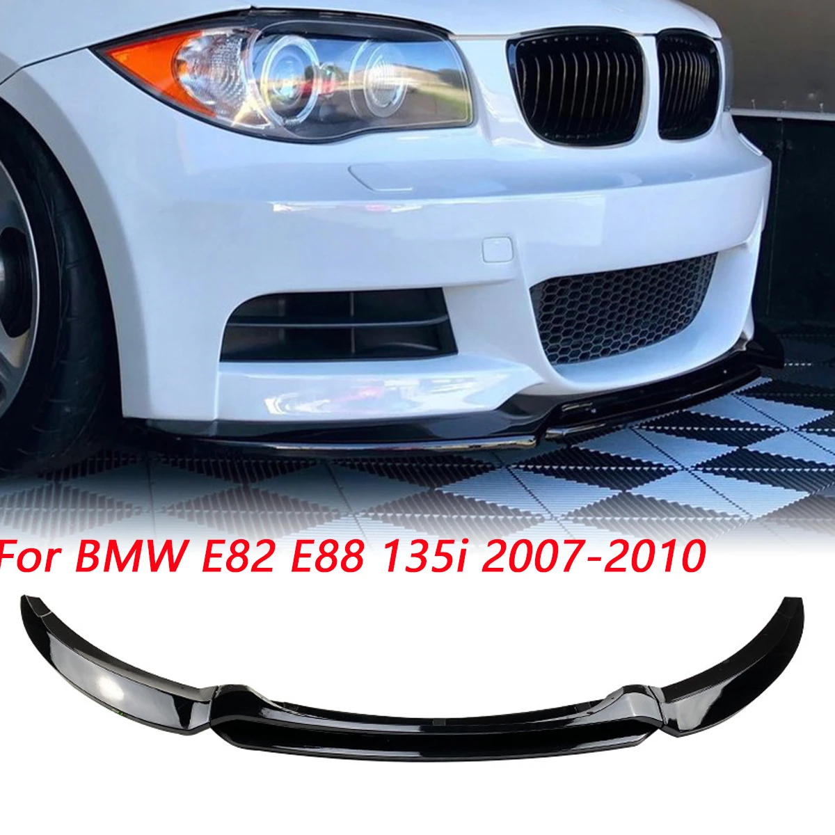 4x For Bmw 1 Series E82 E88 135i Only Front Bumper Lip Lower Splitter ...