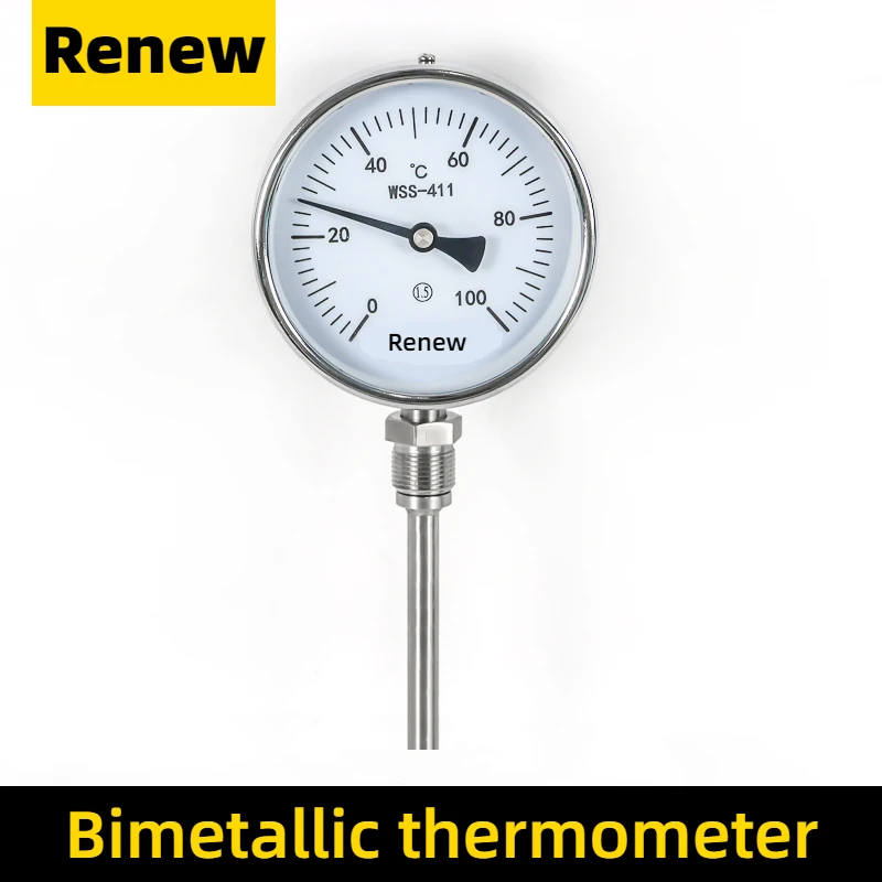 Term-metro-bimet-lico-de-acero-inoxidable-puntero-axial-de-100mm-de-di ...