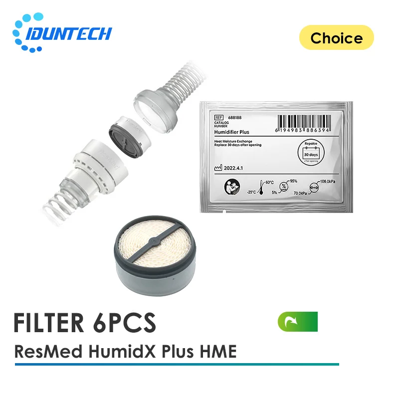 CPAP-Filter-ResMed-HumidX-Plus-HME-Waterless-Humidifier-AirMini ...