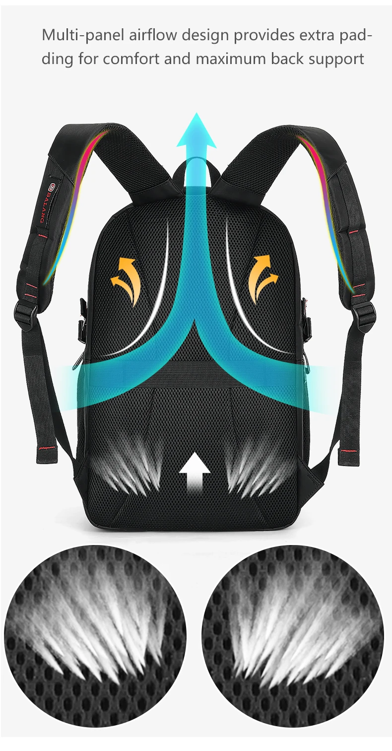 BaLang Laptop Backpack for 15.6″-17″ Computer Male Waterproof Men ...