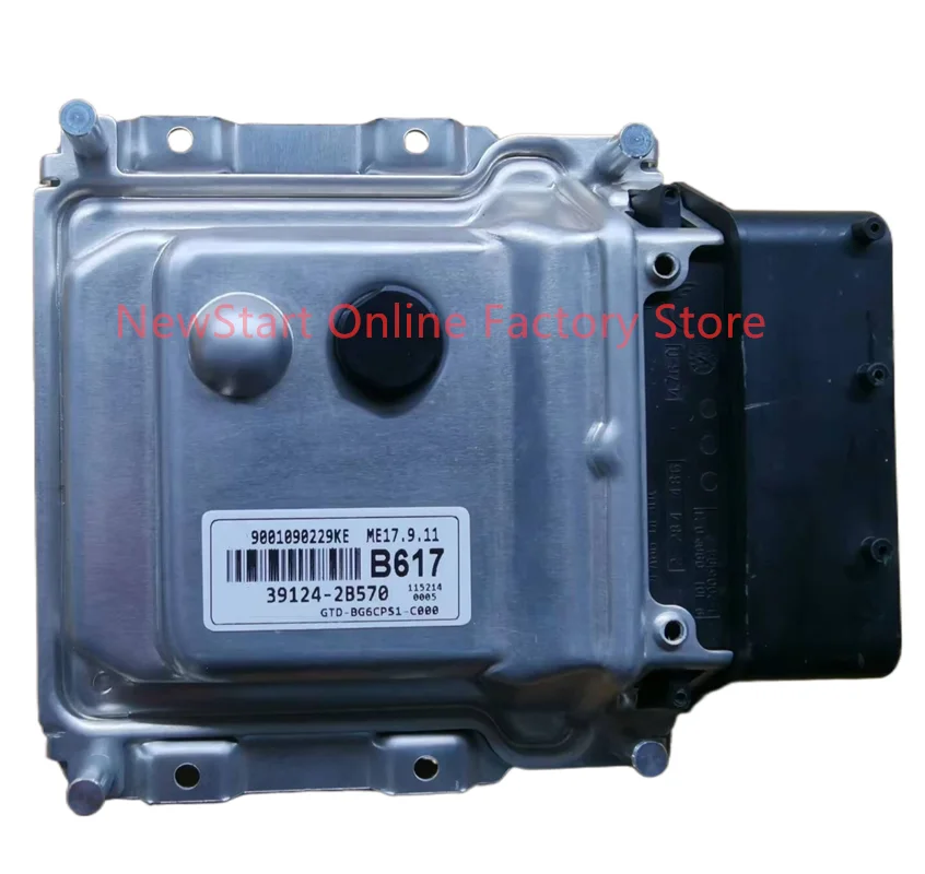 39124 2B570 ECU 오리지널 자동차 엔진 컴퓨터 보드, 전자 제어 장치 391242B570 ME17.9.11, 신제품 ...