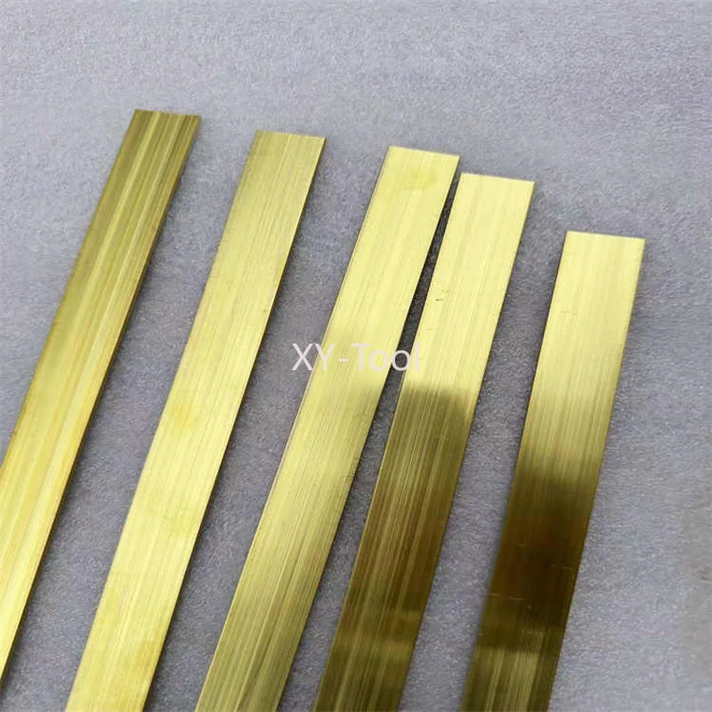 Length 500mm H59 Brass Flat Bar Brass Plate Row Strip CNC Square Rod ...