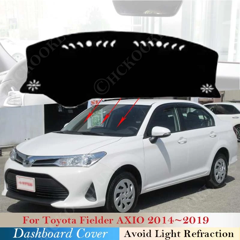 Dashboard-Protect-Cover-Pad-for-Toyota-Fielder-AXIO-2014-2019-Rug-Car ...
