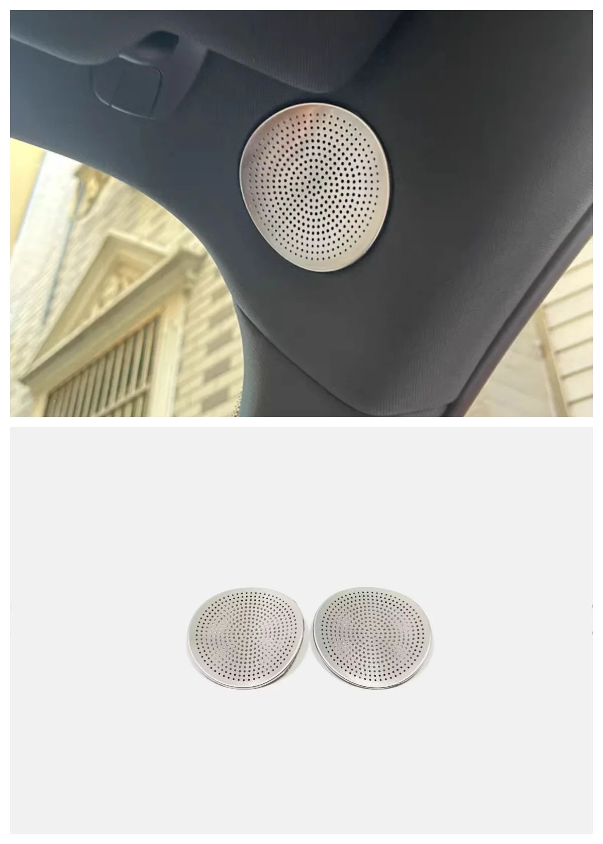 Suitable-for-Li-Auto-L8-2022-2023-A-pillar-tweeter-cover-ABS-decorative ...