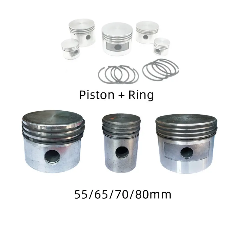 55-65-80mm-Air-Compressor-Connecting-Rod-Piston-Piston-Ring-Oil-Gas ...
