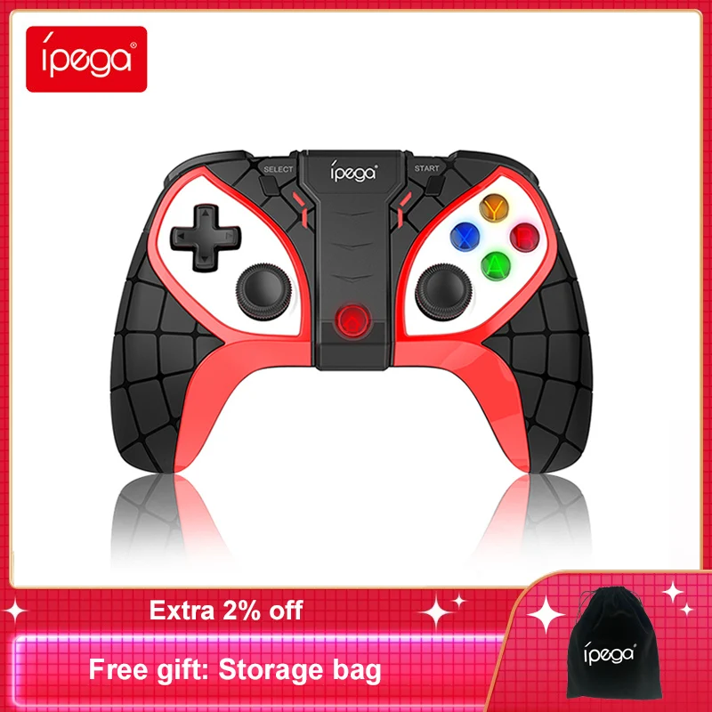 Ipega mando PG 9210 para teléfono móvil, mando con Bluetooth, soporte plegable oculto para ...