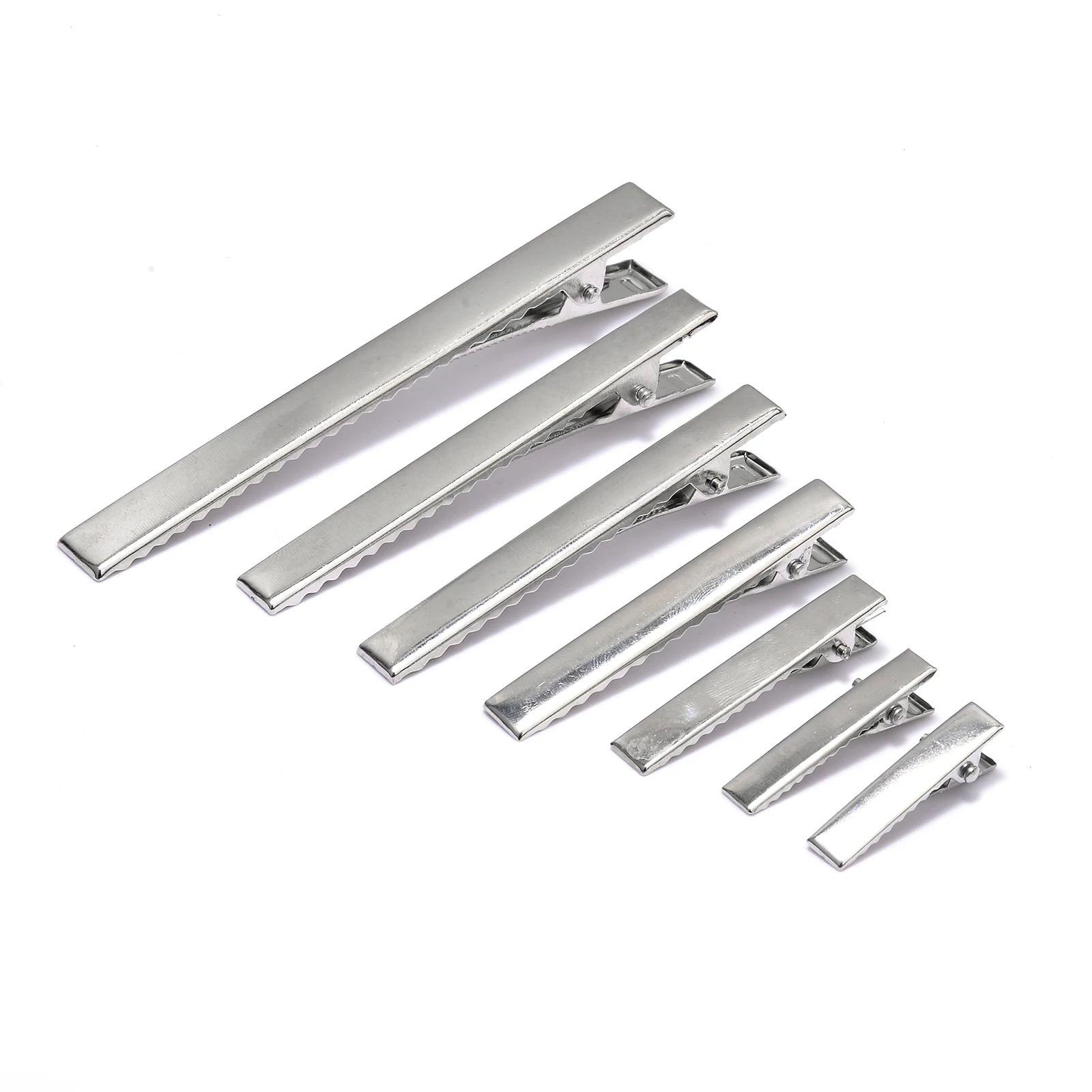 10/20pcs Metal Hair Alligator Clips 30/40/45/55/75/100mm Flat Metal ...