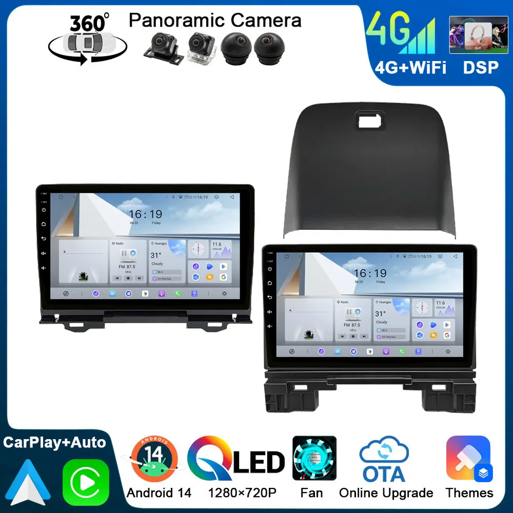 FEWANRO For Honda HR-V HRV Vezel RV 2021-2025 Head Unit Android QLED ...