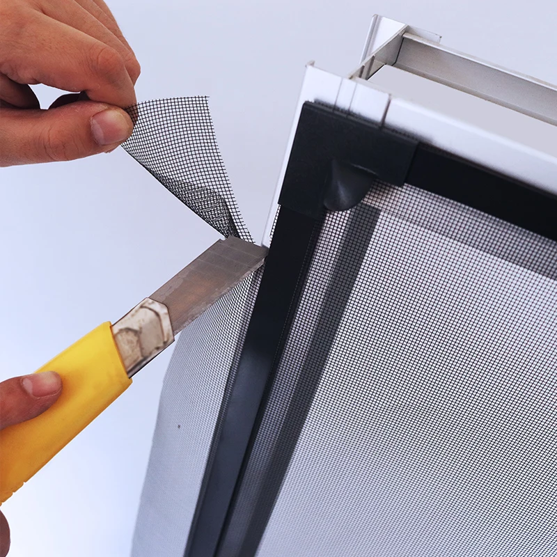 DTGJ 창문 모기장 마그네틱 메쉬 튤 블랙 인비저블 곤충 방지 스크린 유리 섬유 커튼 DIY 커스터마이즈 구매 2 2% 할인 ...