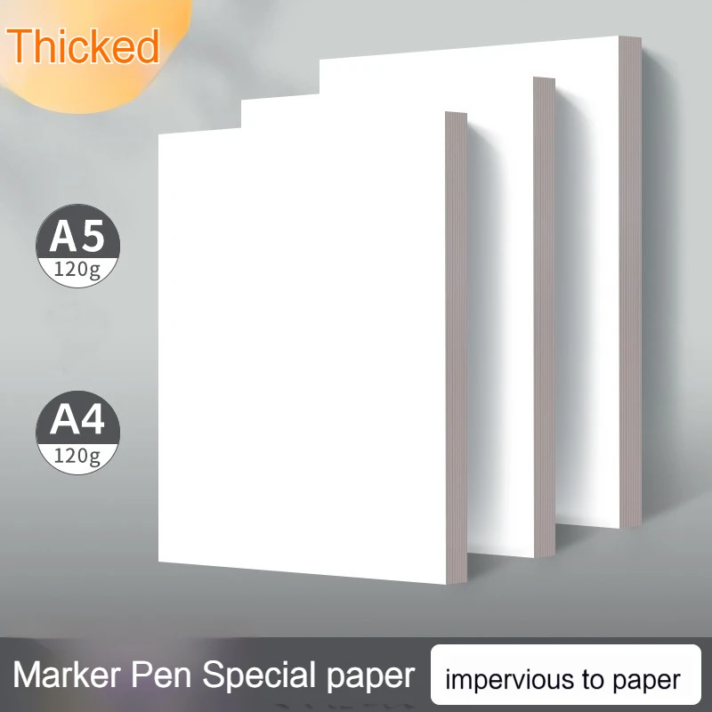 A5/A4 Artist Drawing Paper 120gsm 20/50Pcs Marker Pen Paper Opaque ...