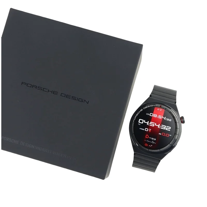 Original-HUAWEI-WATCH-GT-3-Porsche-Design-Black-Titanium-Strap-Diving ...