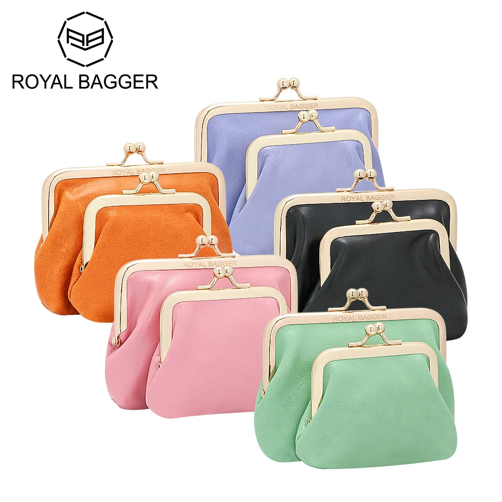 Royal-Bagger-Mini-Coin-Purse-for-Women-Solid-Color-Credit-Card-Holder ...