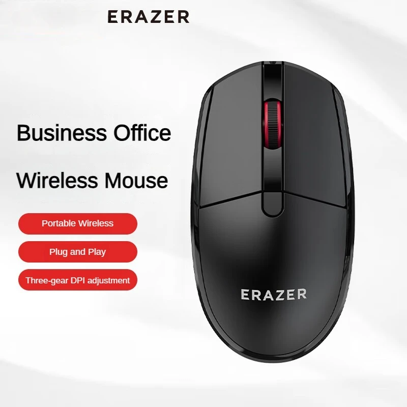 ERAZER-Wireless-Mouse-N201-Ergonomic-Portable-Three-DPI-Adjustment ...