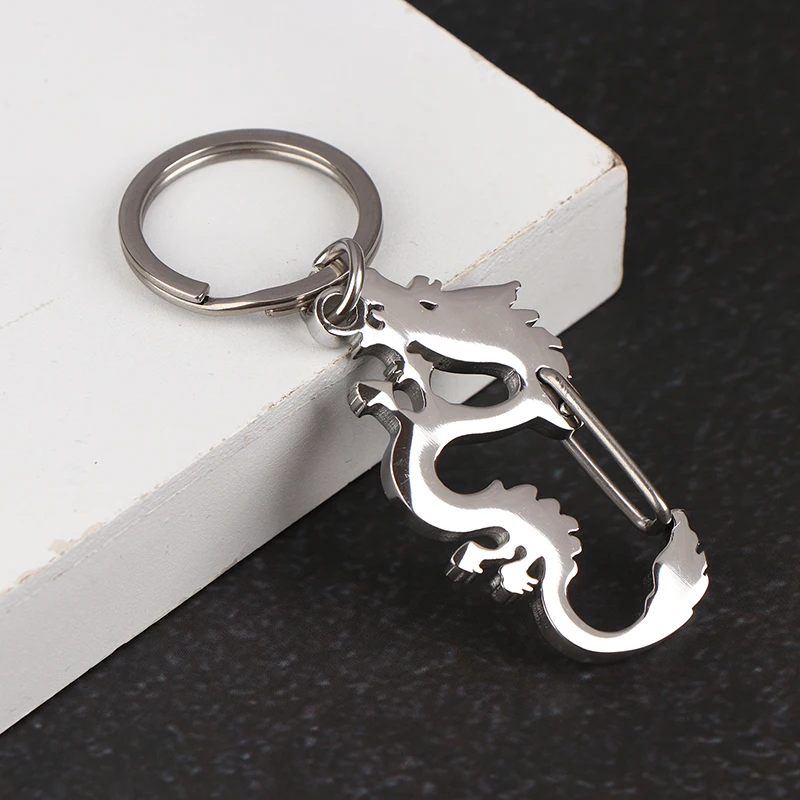 1Pc-Chinese-Zodiac-Dragon-Stainless-Steel-Keychain-2024-New-Year ...