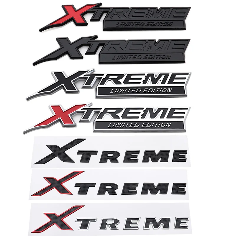 1pcs-3D-XTREME-ABS-Car-Fender-side-logo-sticker-Rear-Bumper-tail-door ...