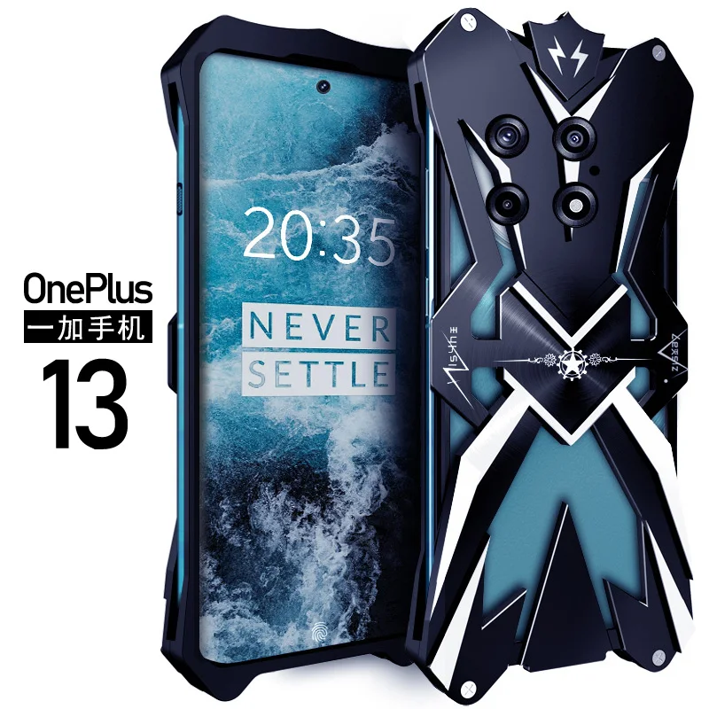 For Oneplus 13 Original ZIMON Shockproof Heavy Duty Armor Metal ...