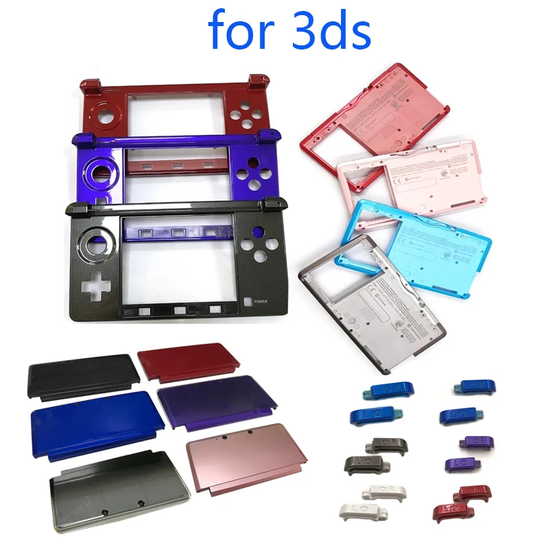 6 Colors for 3DS Bottom Middle Frame Upper Down Shell Case Housing Top ...