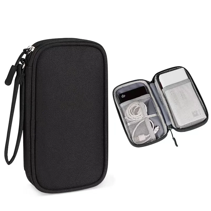 Portable Cable Digital Storage Bags Organizer USB Gadgets Wires Charger ...