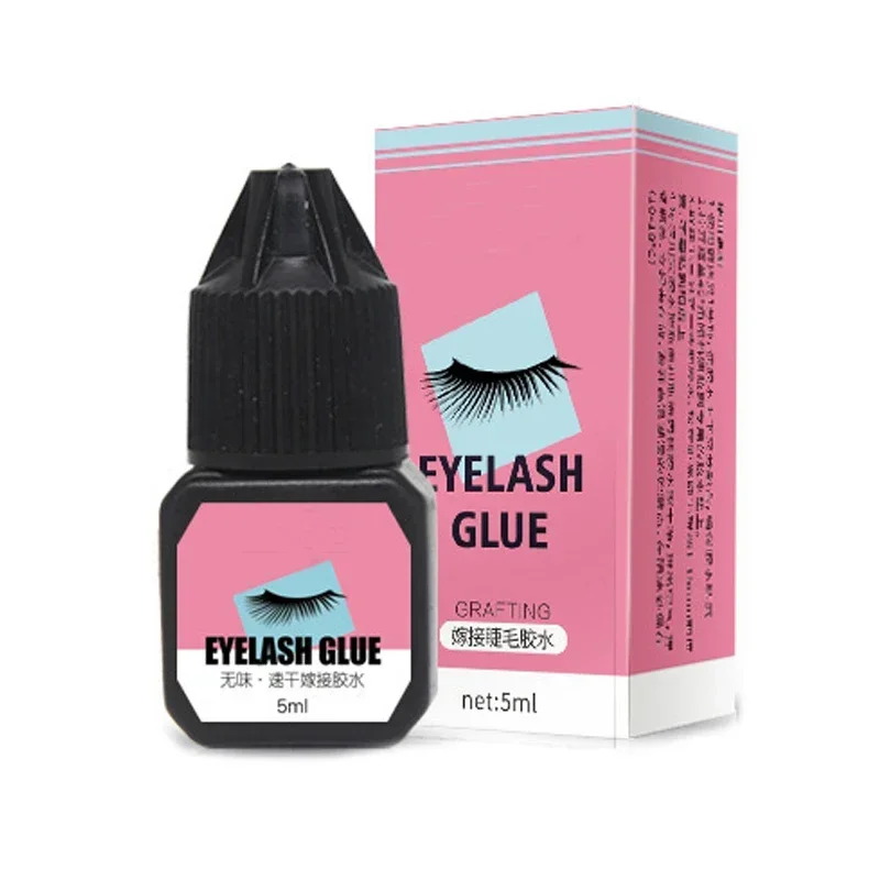 Pegamento para extensión de pestañas postizas, 5ml, 1 segundo, secado rápido, adhesivo de secado ...