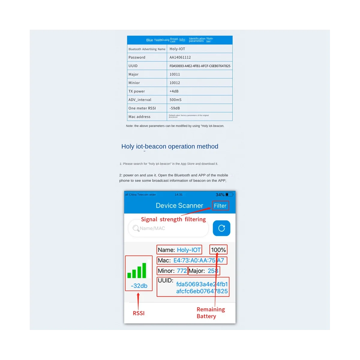 1Pcs-NRF51822-Bluetooth-Beacon-Tag-Eddystone-Ibeacon-Ble4-2-Module ...