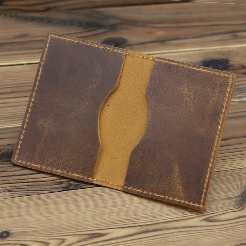 Cow Leather Id Badge Credential Holder | Cow Leather Credit Card Holder ...