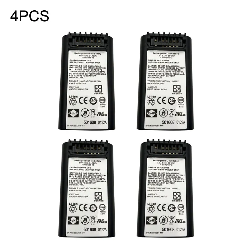 4PCS-Nivo-2M-2C-Li-ion-Battery-For-Nikon-Total-Station-Trimble-M3 ...