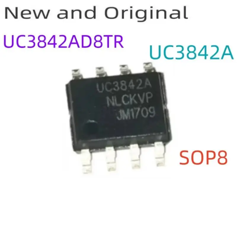 New and Original Uc3842A Uc3842Ad8Tr Sop8 Current Mode Pwm Controller ...