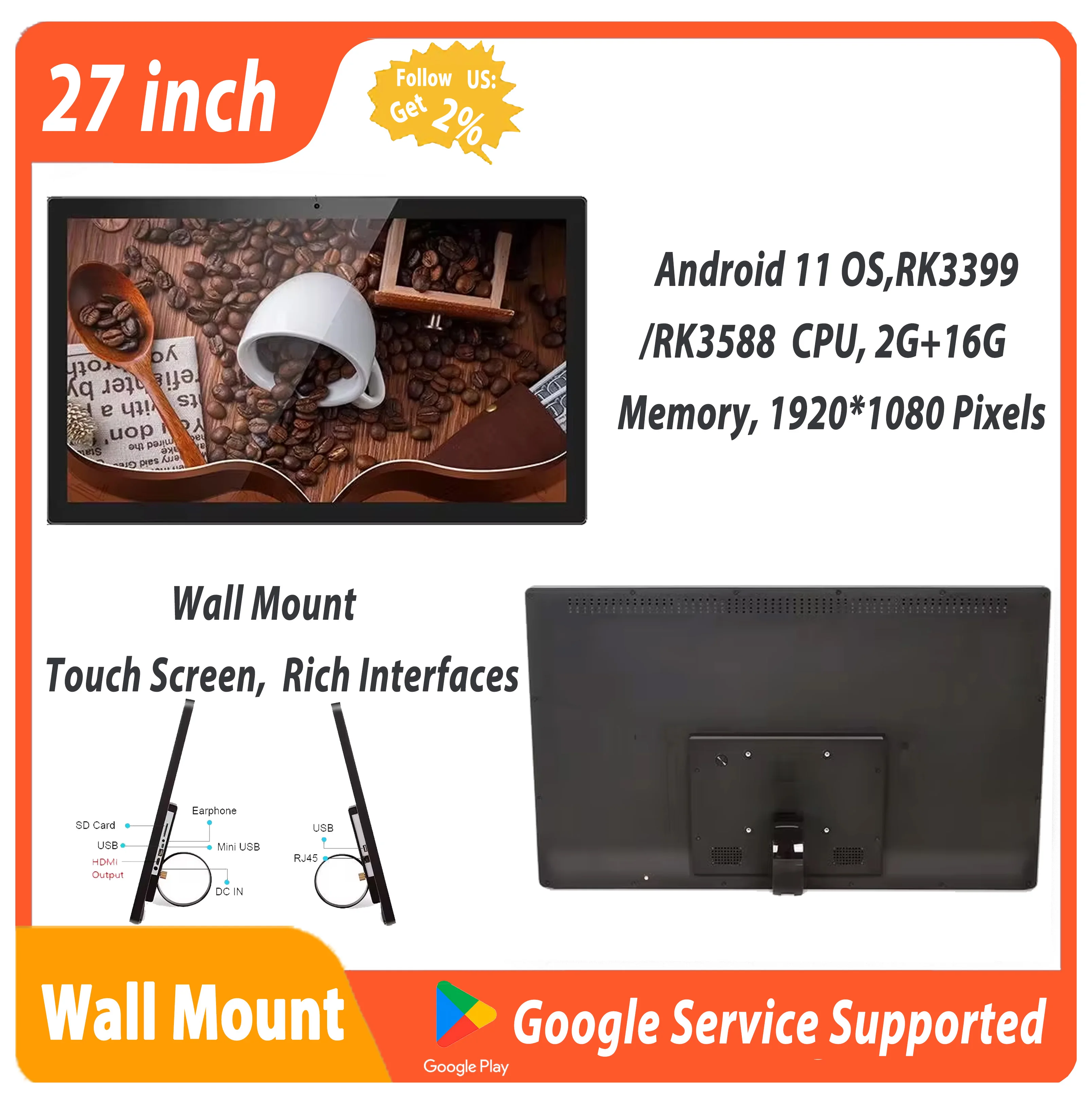 Wall-Mounted-27-Inch-Tablet-Large-Touch-Screen-Android-Display-Smart ...