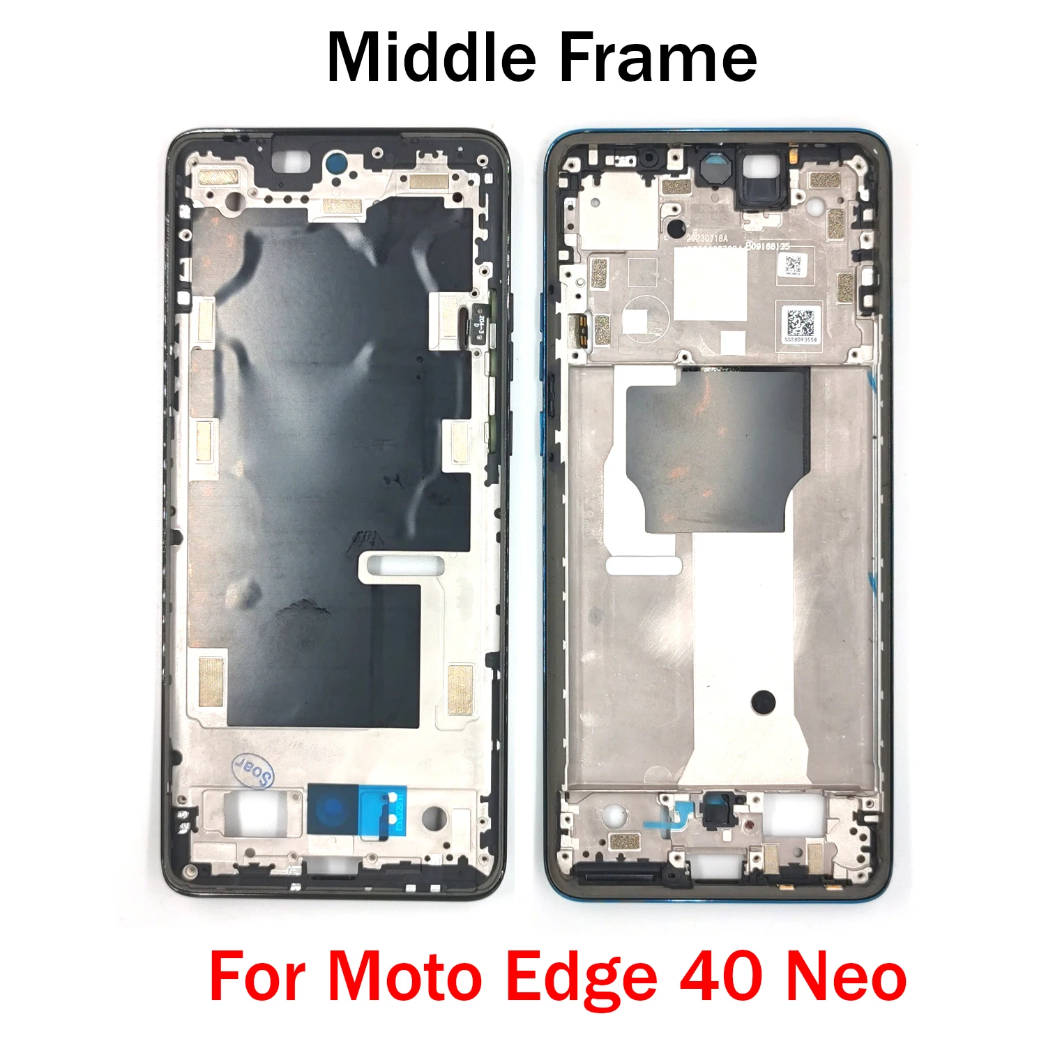 Best Quality Middle Frame For Motorola Moto Edge 40 Neo LCD Front Frame ...