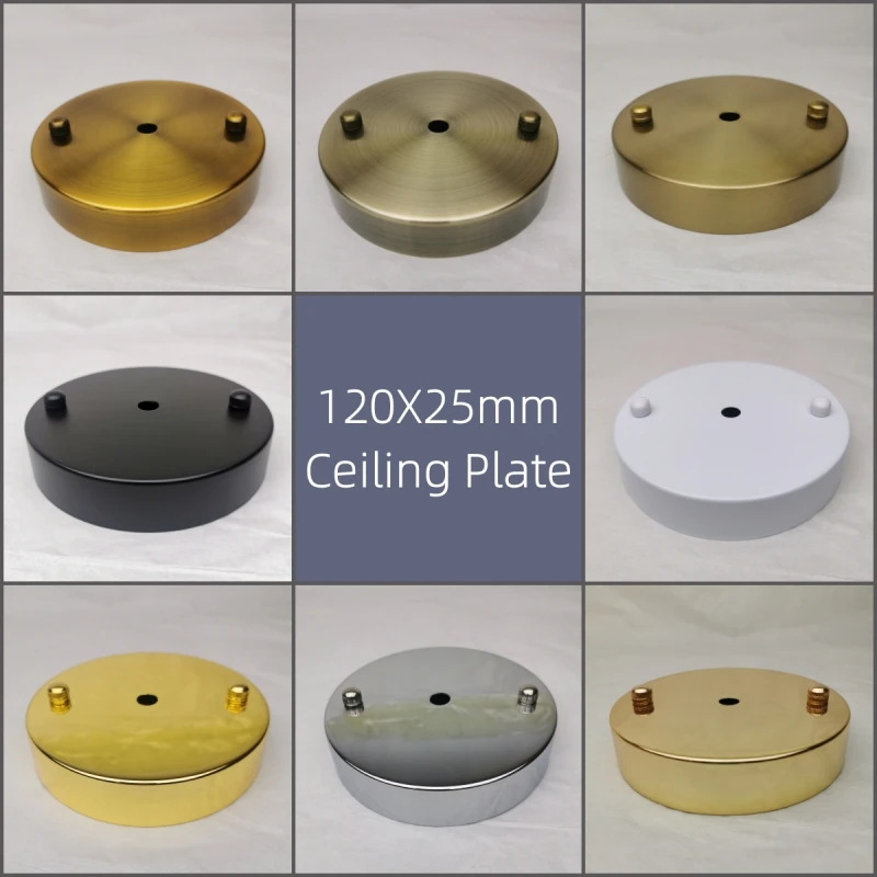 Ceiling-Plate-120mm-Wall-Sconce-Mount-DIY-Light-Fittings-Lamp-Base ...