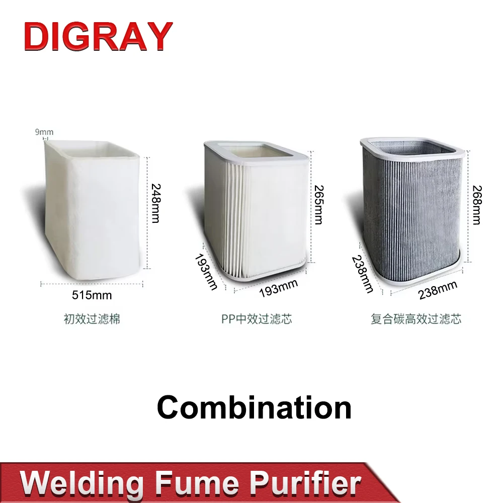 DIGRAY Laser Fume Extractor Filter Element For XF180 XF250 Soldering ...