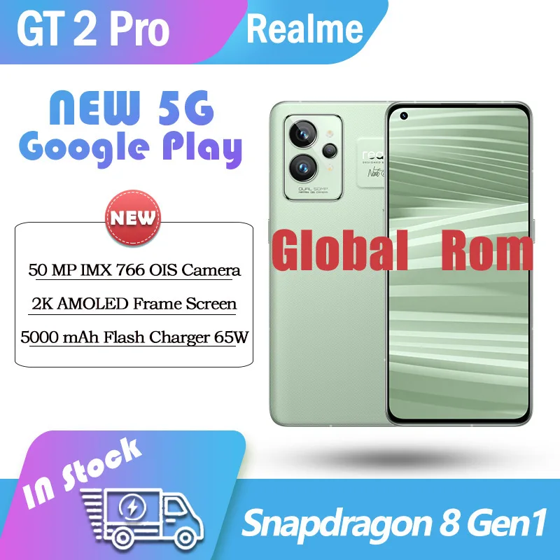 Realme Gt2 Pro Gt 2 Pro 5g Telefone Inteligente Snapdragon 8 Gen1 120hz ...